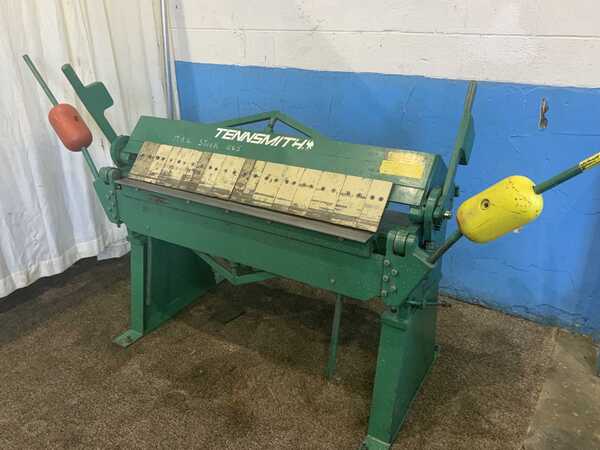 16 gauge x 4' Tennsmith #U4812, Finger Brake, 34" Pass Line Height For ...