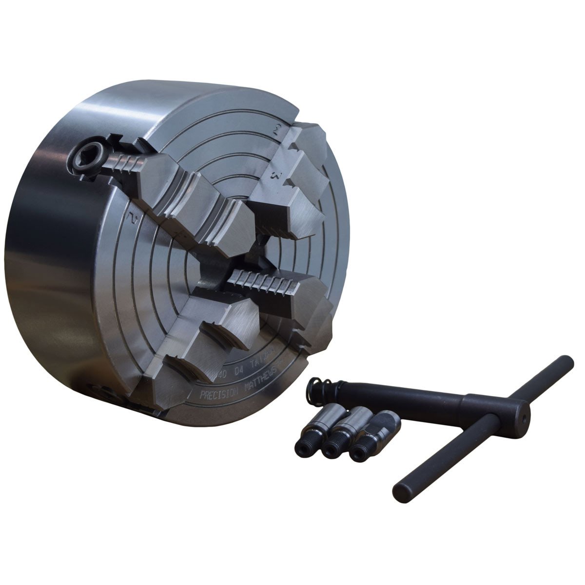 8" Precision Matthews 8" High Precision 4-Jaw Lathe Chuck, D1-5 Mount ...