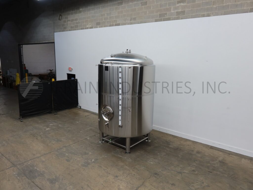 2200 Gal. Alpha Brewing, Stainless Steel Jacketed Tank, 79" diameter X ...