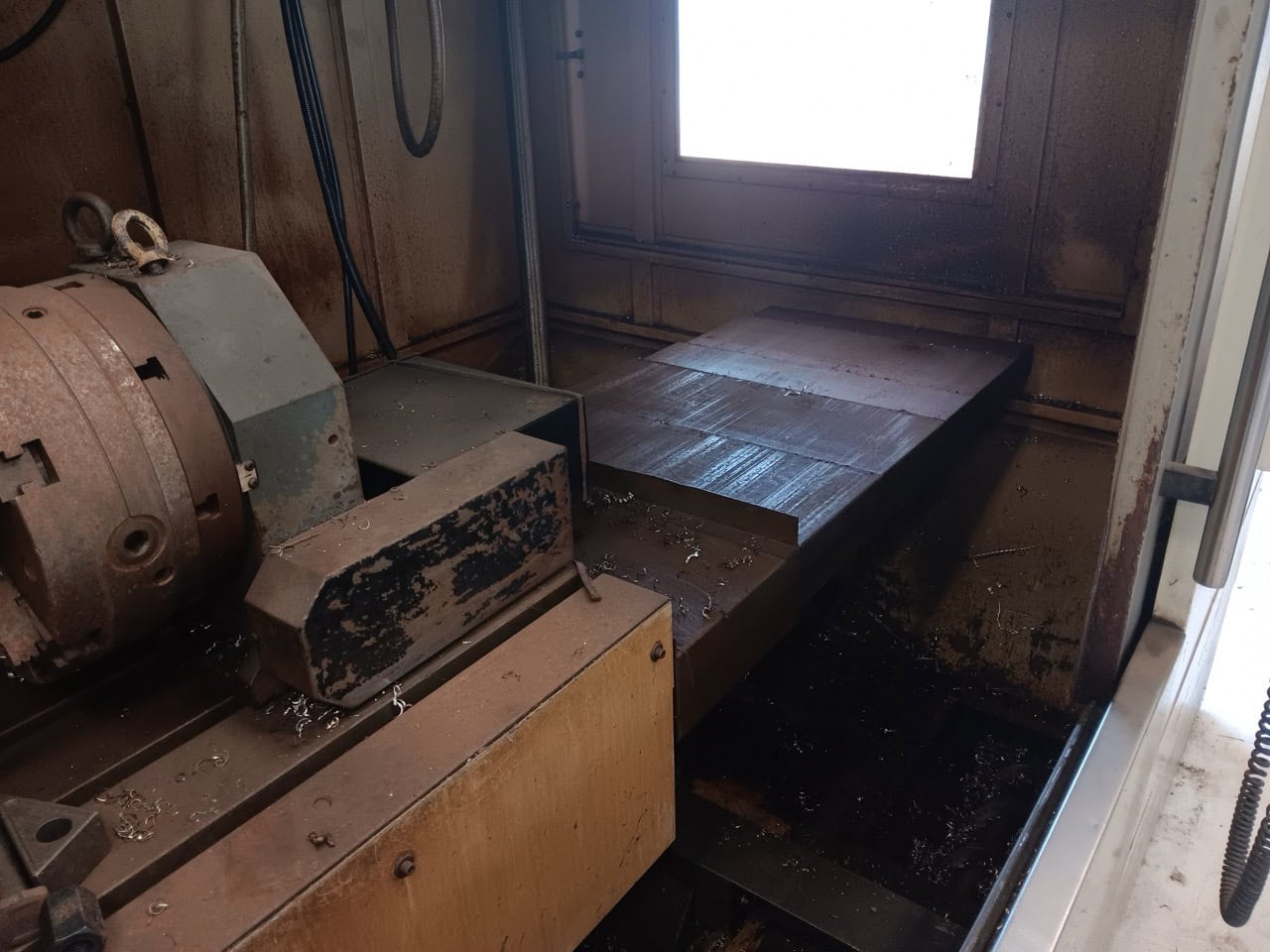 Sharp #SV-6030, CNC vertical machining center, 32 automatic tool ...