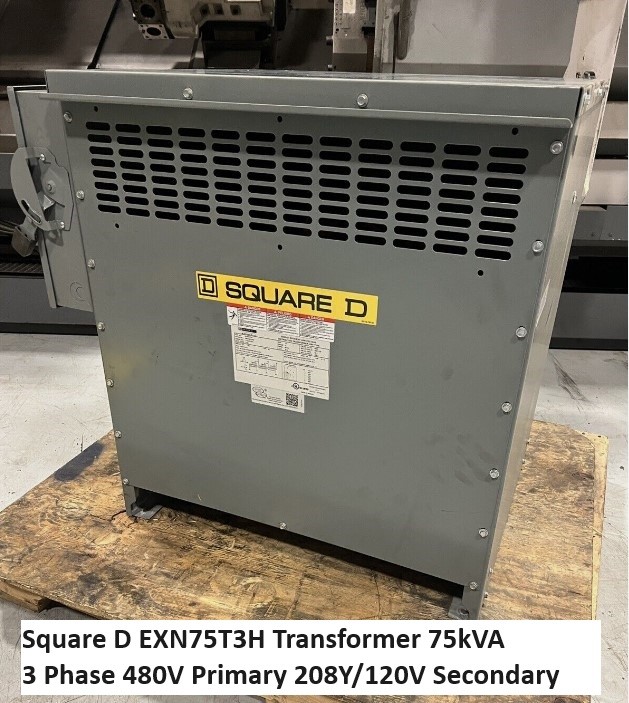 Transformer Secondary 480 Volts 75 Amps 3 Phase