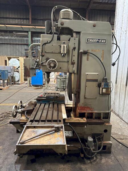 Sharp #KMA-2, vertical milling machine, 3-Axis Newall digital read out ...
