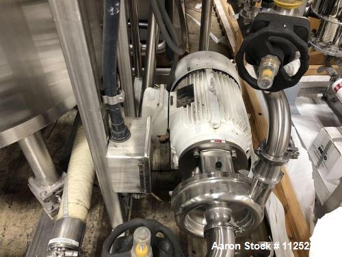 A & B Process Systems, 2-Tank CIP Skid, (2) 250 gallon Stainless Steel ...