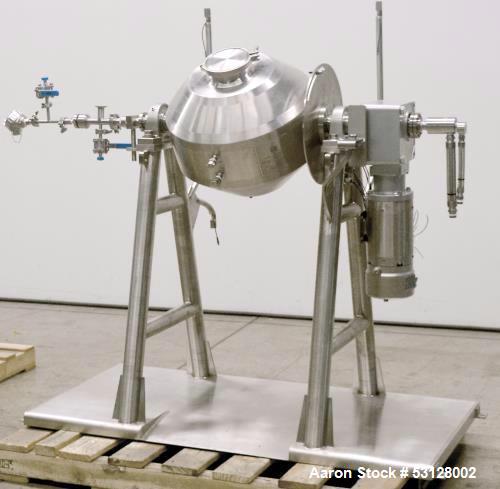 Abbe #RCVD-1.1, Sanitary Rota-Cone Vacuum Dryer, 1.7 cu.ft. Work ...