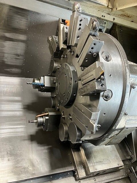 Okuma #Captain-L470M, CNC lathe, OSP-P100 Control, 24.4" swing, 15 ...