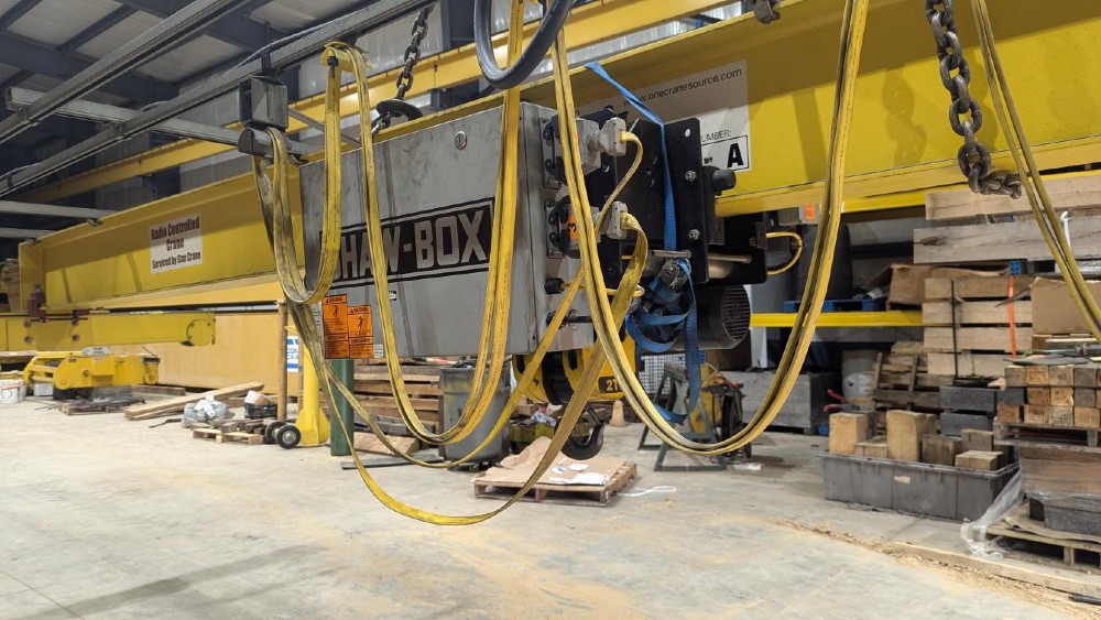 2 Ton, Shaw-Box, 22' 0" Span, 20' lift, Class D, radio, VFD Bridge ...