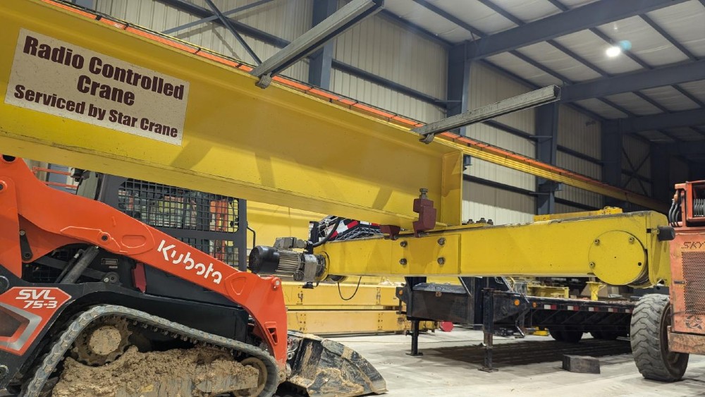 2 Ton, Shaw-Box, 22' 0" Span, 20' lift, Class D, radio, VFD Bridge ...