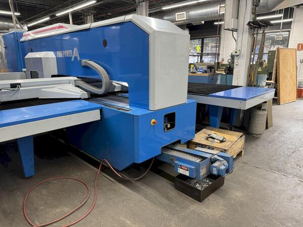 22 Ton, Finn-Power #A5-20SB, CNC turret punch, Siemens Control, 21 ...