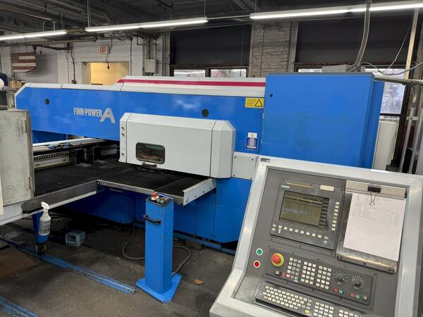 22 Ton, Finn-Power #A5-20SB, CNC turret punch, Siemens Control, 21 ...