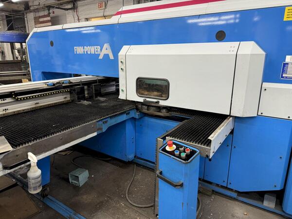 22 Ton, Finn-Power #A5-20SB, CNC turret punch, Siemens Control, 21 ...
