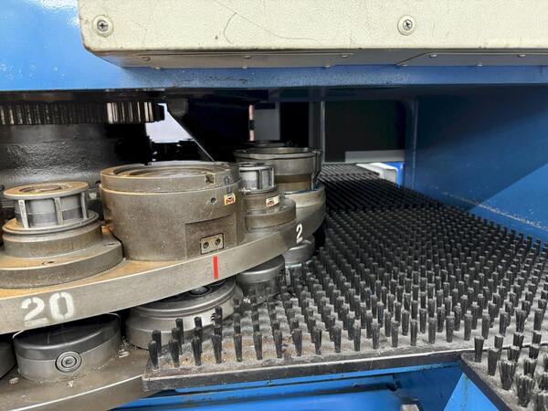 22 Ton, Finn-Power #A5-20SB, CNC turret punch, Siemens Control, 21 ...