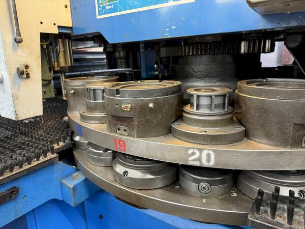 22 Ton, Finn-Power #A5-20SB, CNC turret punch, Siemens Control, 21 ...