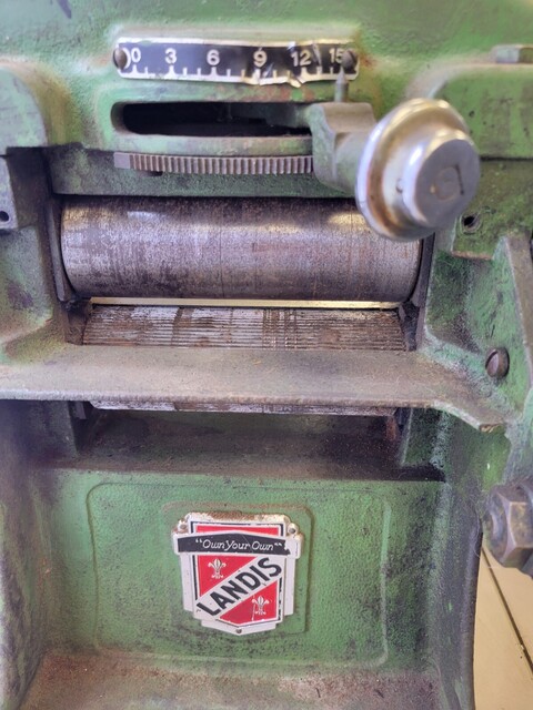 Landis #30, Manual Leather Splitter 6" Heavy-Duty Frame Adjustable ...