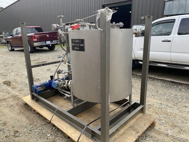 150 gallon Bran Luebbe, additive injection system, 36" dia. x 36 ...