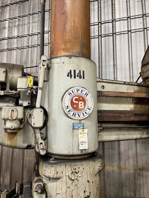 6' -19" Cincinnati Bickford #Super-Service, radial drill, 8-1000 RPM ...
