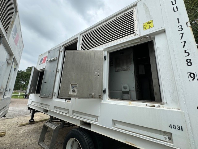 550 KW Mtu #12V1600B40S, diesel towable rental generator, sound ...