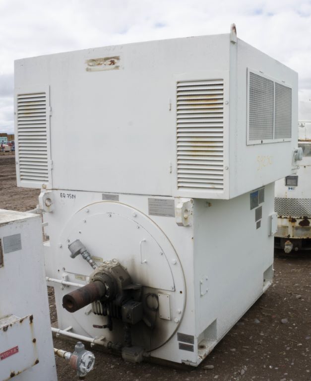 2500 HP 1789 RPM Westinghouse, Frame 5012, weather protected enclosure ...