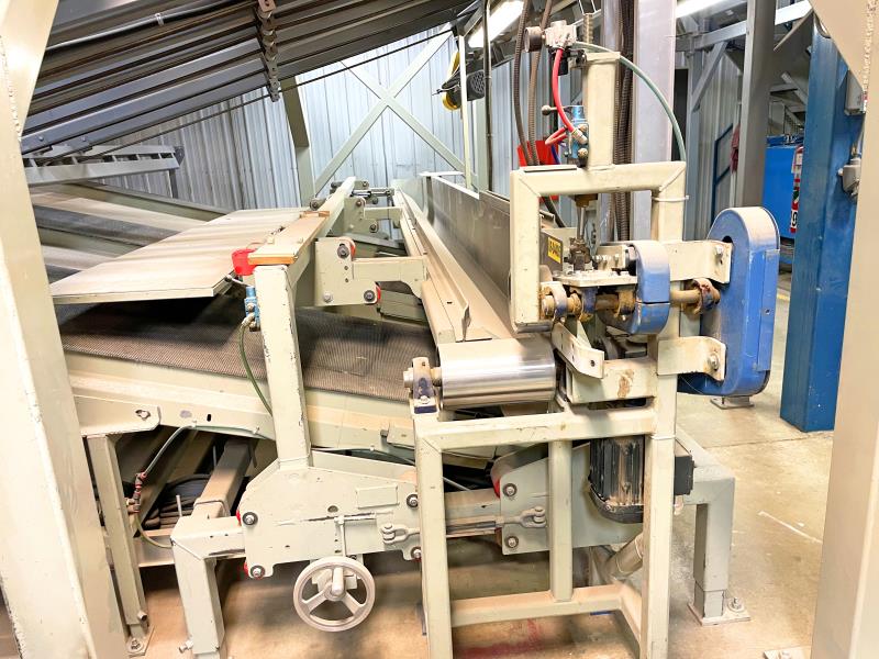 Transfer/De-Stacker Line, Outfeed System from Moulder, 16' L outfeed ...