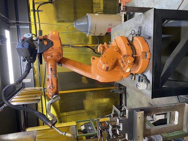 ABB, 2-Axis Positioner Cell w/Welding Robot, 5 Amps, (3) 600 V, 2009 ...