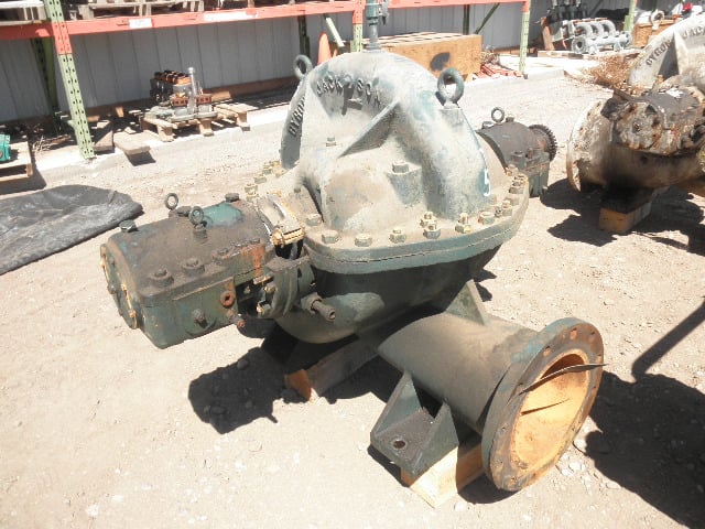 5000 GPM @ 125' TDH, Byron-Jackson #12MH-S, Centrifugal Pump, Horz., 1 ...