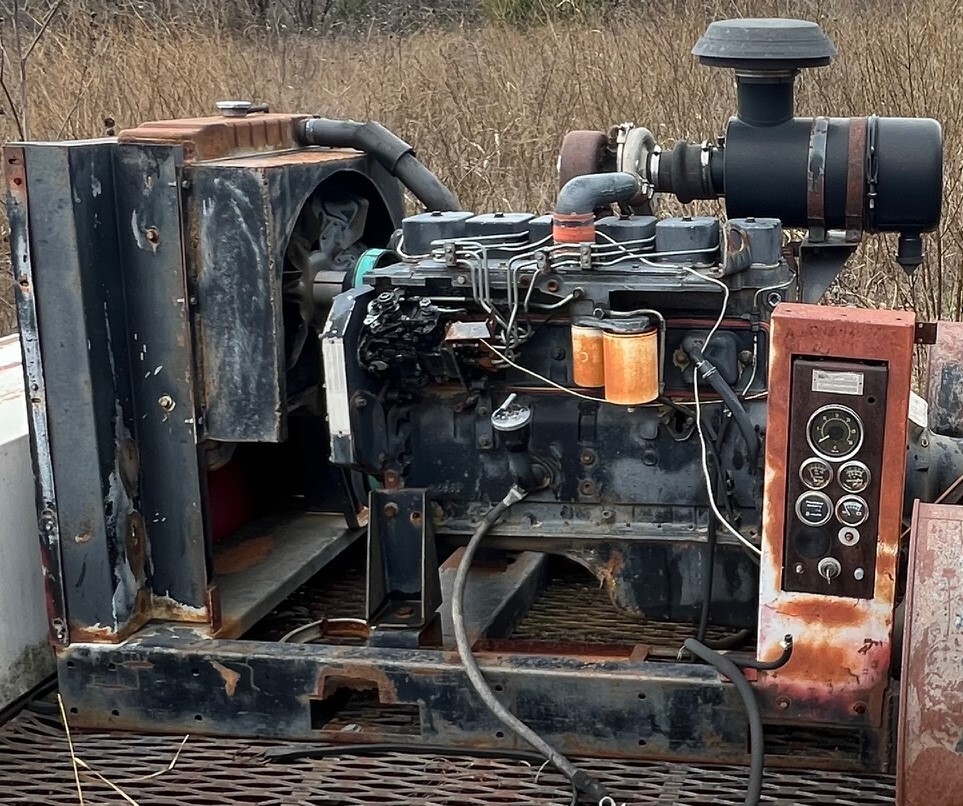 150 HP Cummins #6BT, industrial diesel engine power unit, pump drive ...