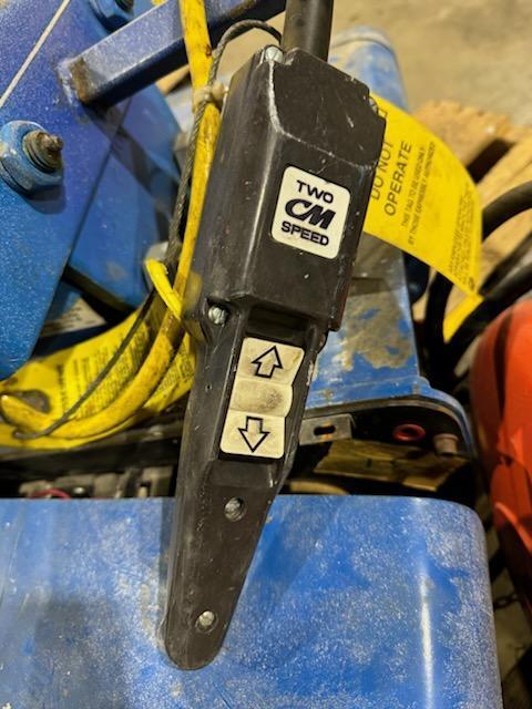 2 Ton, Shaw-Box #110107-9, Electric Cable Hoist, 16/8 FPM 2-speed, 460 ...