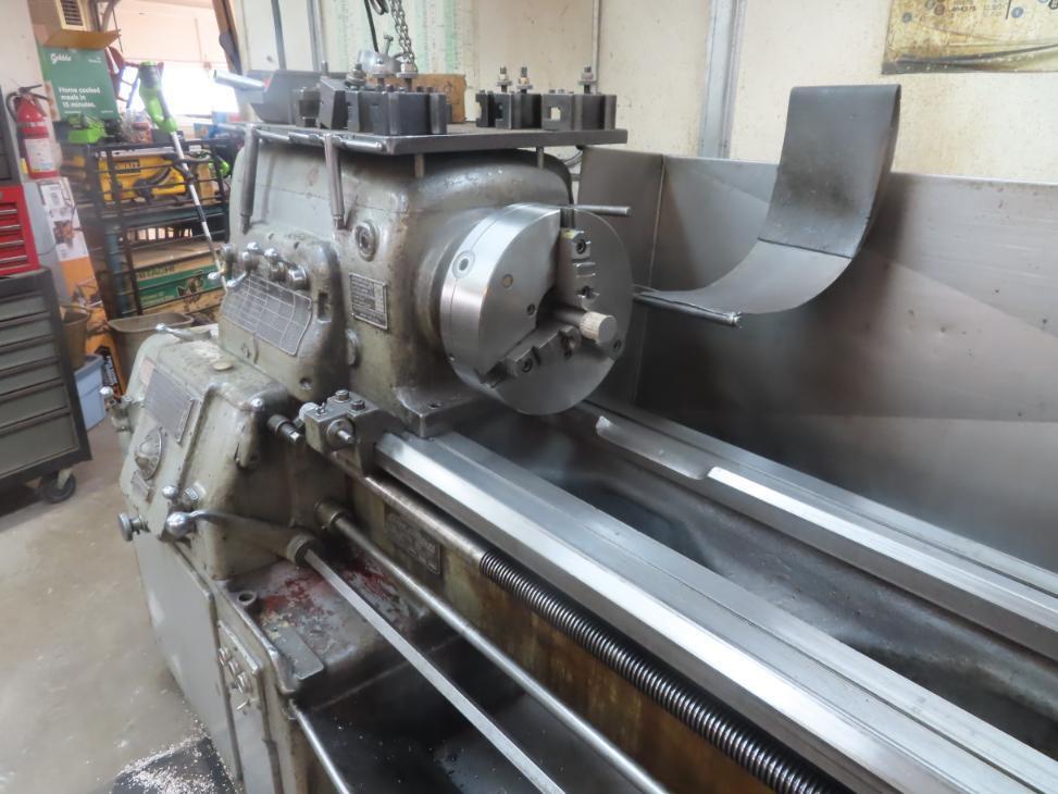 16.5" x 54" Monarch #61, engine lathe, 12" chuck, 1-1/2" hole, 28-1200 ...