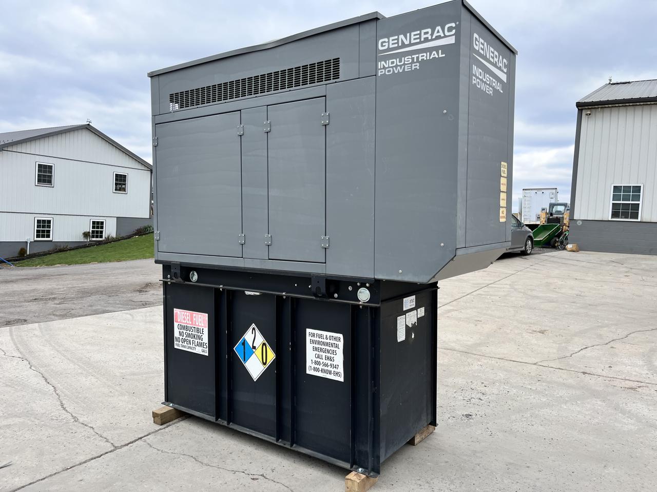 48 KW Generac #0060720, diesel generator set, 120/240 Volts, 1-phase ...