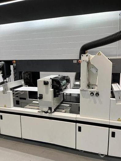 12" 3 Color semi-rotary label converting line, ABG Digicon #S2, web ...