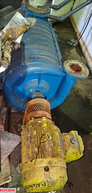 2000 scfm @ 4" Hg, Hoffman #4110B, baghouse centrifugal exhauster fan ...