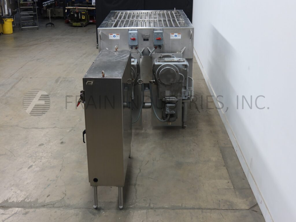 140 cu.ft. Mepaco #170, 316 Stainless Steel dual trough ribbon blender ...