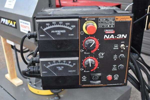 6' x 6' Profax #WM-66-4, welding manipulator, Lincoln 600A subarc ...