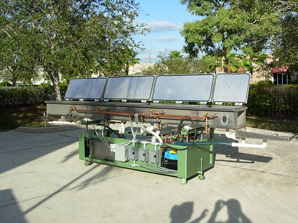 TEC Polymer, Vacuum Sizing Tank, 20" width x 12" D x 145" L, 8" x 17 ...