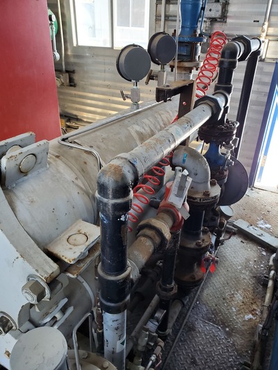 125 HP Ariel #JGM-2, reciprocating compressor w/VRU vane, Teco ...
