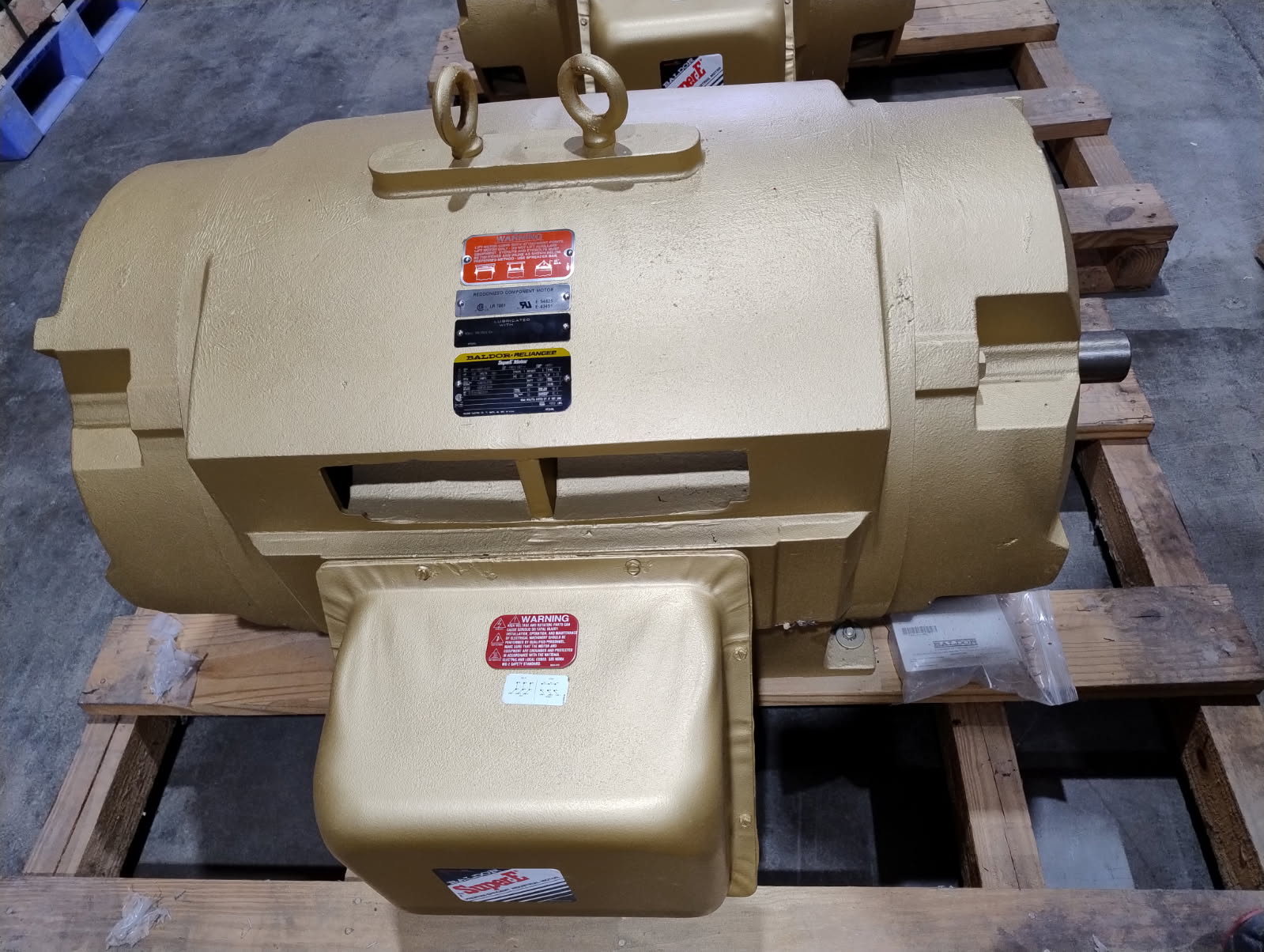350 HP 3560 RPM Baldor-Reliance Super E, Frame 447TSS/TS, DP ...