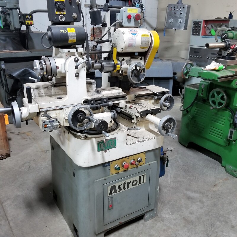 Denver #Astro-II-Monoset type tool grinder, 12" swing, coolant, one ...
