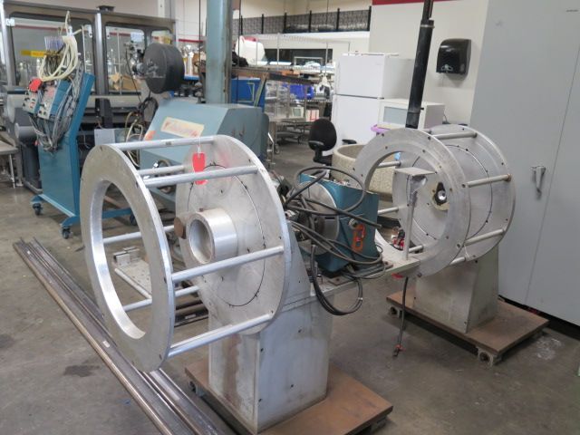 4' x 4' Ransome #M66, Welding Manipulator,Miller Syncrowave 300(s) AC ...