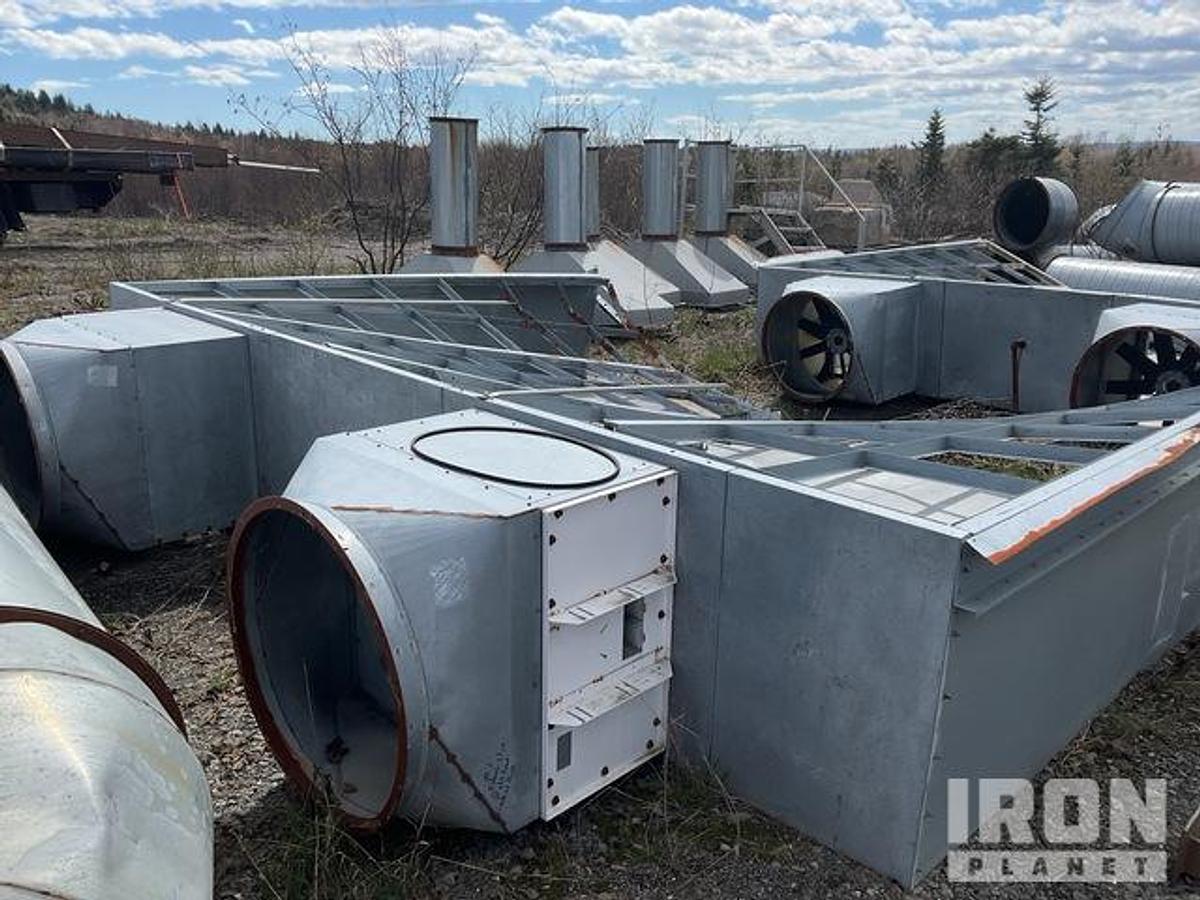364" width x 1444" L x 293" H Col-Met, blast room, 18' x 23' opening ...