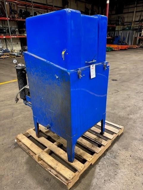 Intercont Products #TLW-2, rotary basket batch washer, 25" diameter x 9 ...