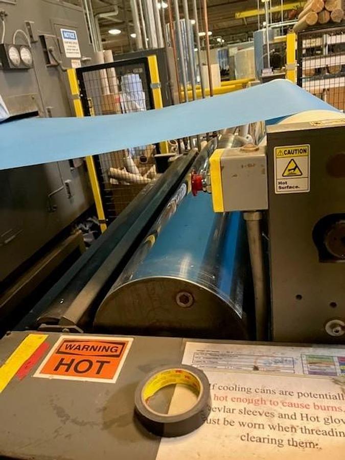 70" stork coater & thermo electric drying line for, 150 MPM, 2-zone ...