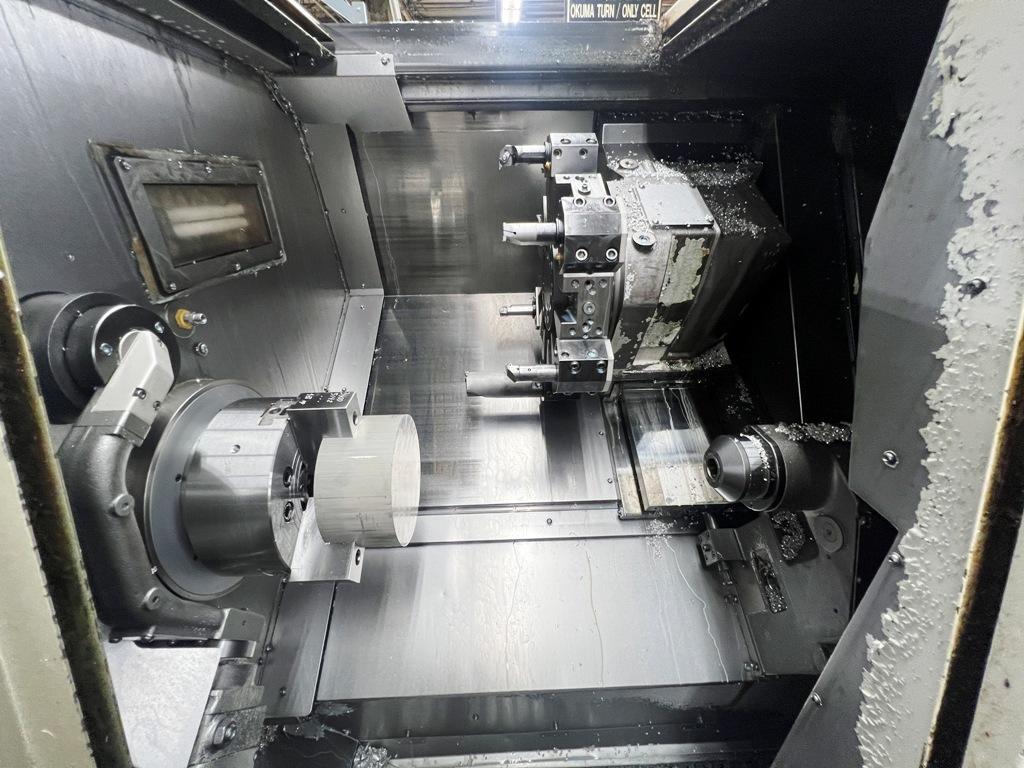 Okuma #Captain-L370, CNC lathe, 2-Axis, OSP-P100 Control, 20.8" swing ...