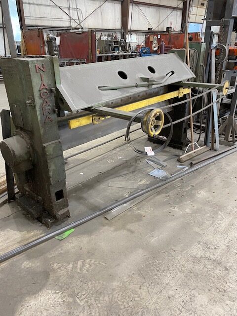 12 gauge x 6' Niagara #46, Sheet Metal Shear, 74.5" blade, 75 APM, 18 ...