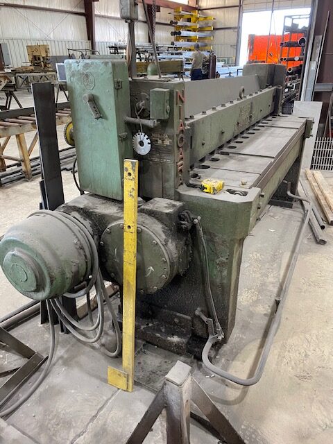 12 gauge x 6' Niagara #46, Sheet Metal Shear, 74.5" blade, 75 APM, 18 ...