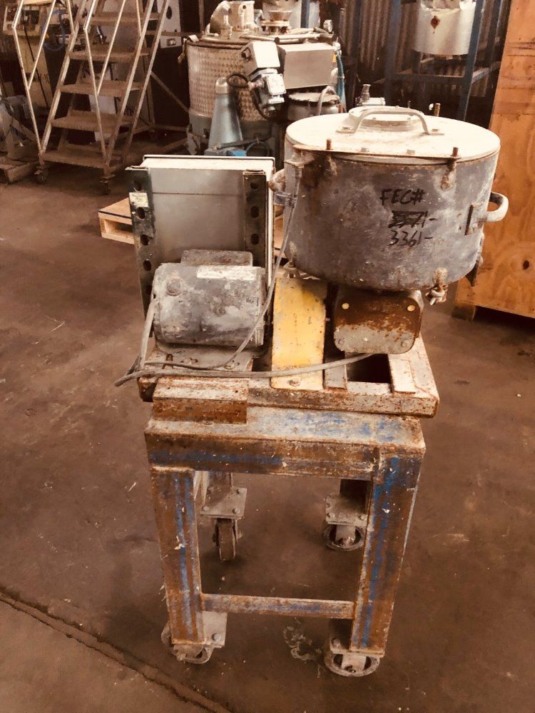 Simpson, Mix Muller, carbon steel, 1 gallon capacity, 12" diameter x 7 ...