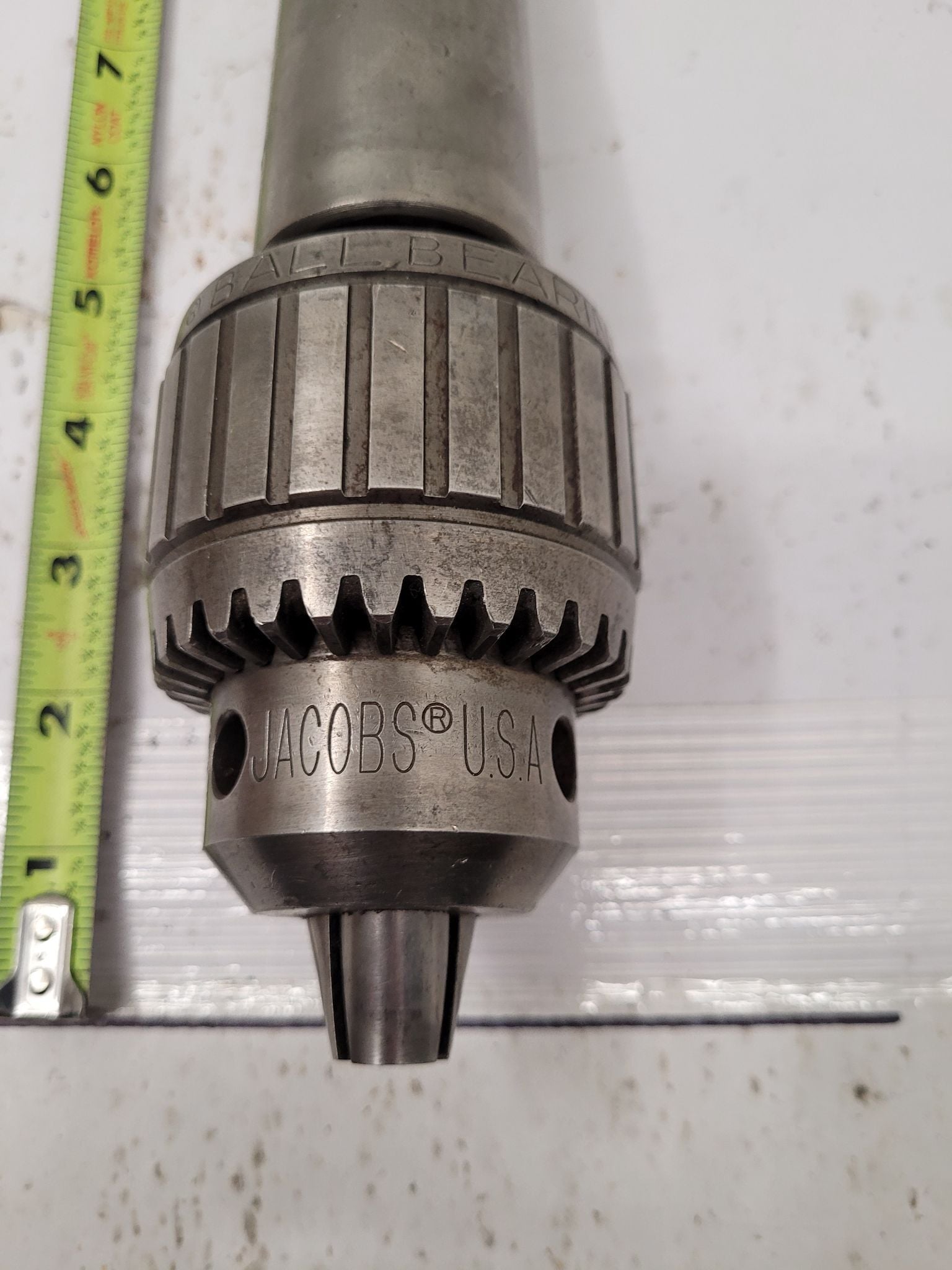 Jacobs #16N-3JT, Ball Bearing Super Chuck w/5MT X 3JT, 1/8"-5/8" Drill ...