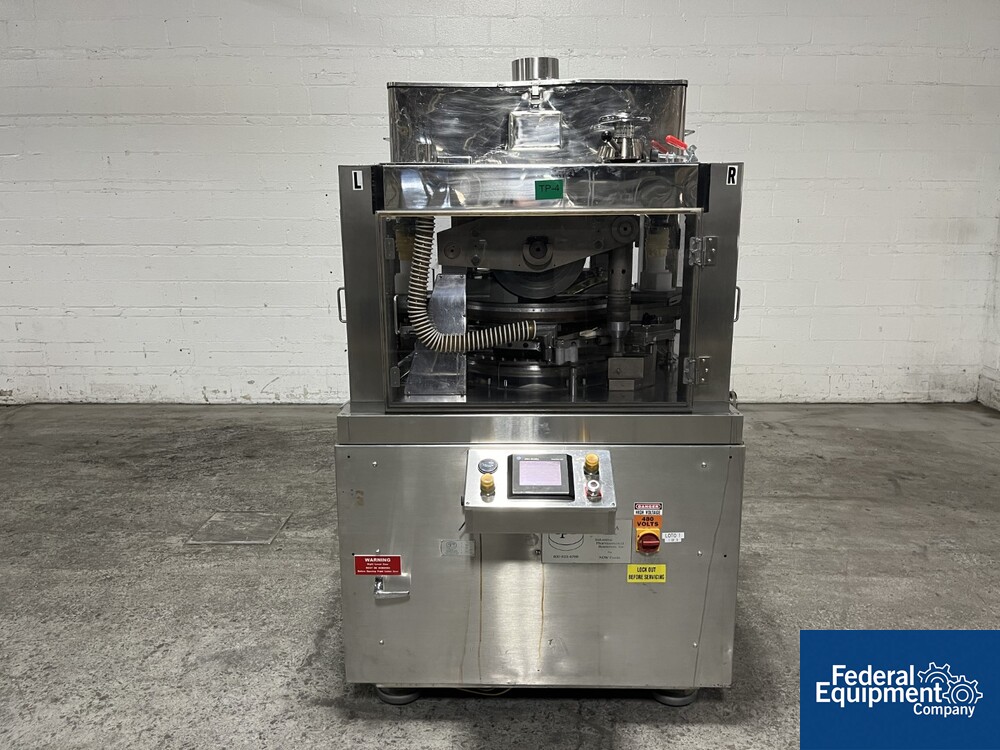 10 Ton, Manesty #MKIIA, Tablet Press, 39 Station, D tooled, keyed upper ...