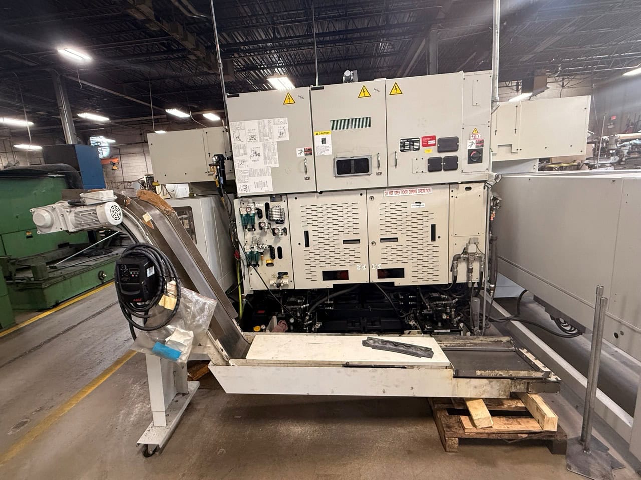 Muratec #MW-120, Twin Spindle CNC Lathe, 13.39" Between Spindles, 11.6 ...
