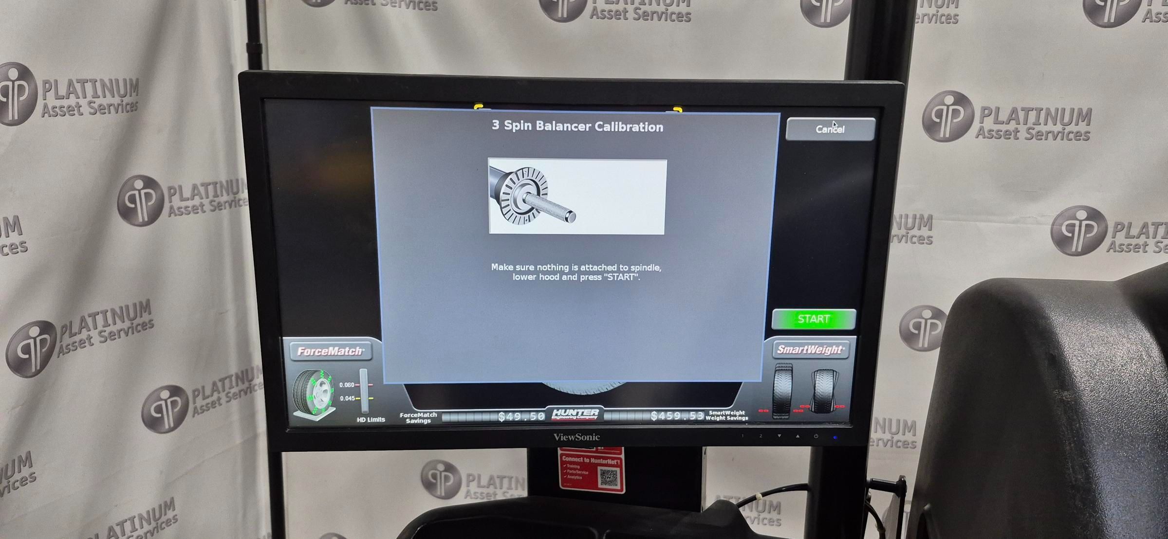 Hunter #Elite-72-710-I, heavy duty road force tire balancer, truck kit ...