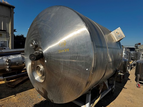 1320 gallon ADM Stainless, 5000 liter 316L Stainless Steel tank ...