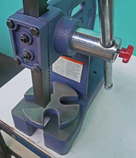 2 Ton, Palmgren #2-TON, Arbor Press, 1-1/4" ram, 1/2" ram hole diameter ...